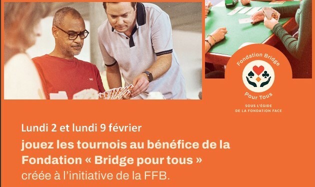 Tournoi caritatif - ANGERS BRIDGE CLUB